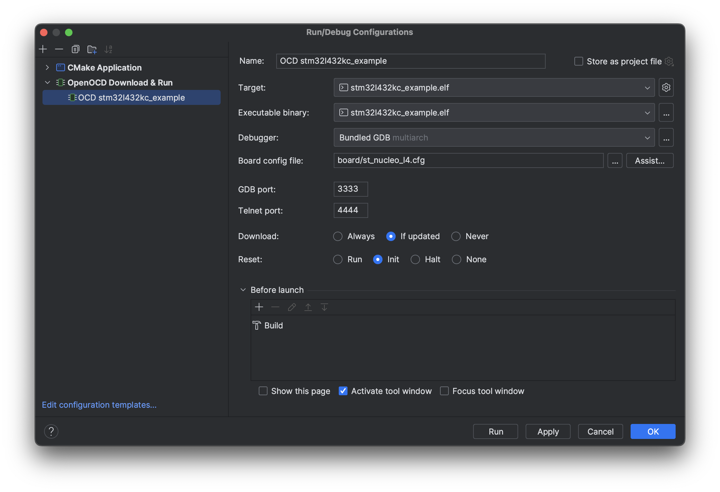STM32 CLion & STM32CubeMX Developer Environment Setup